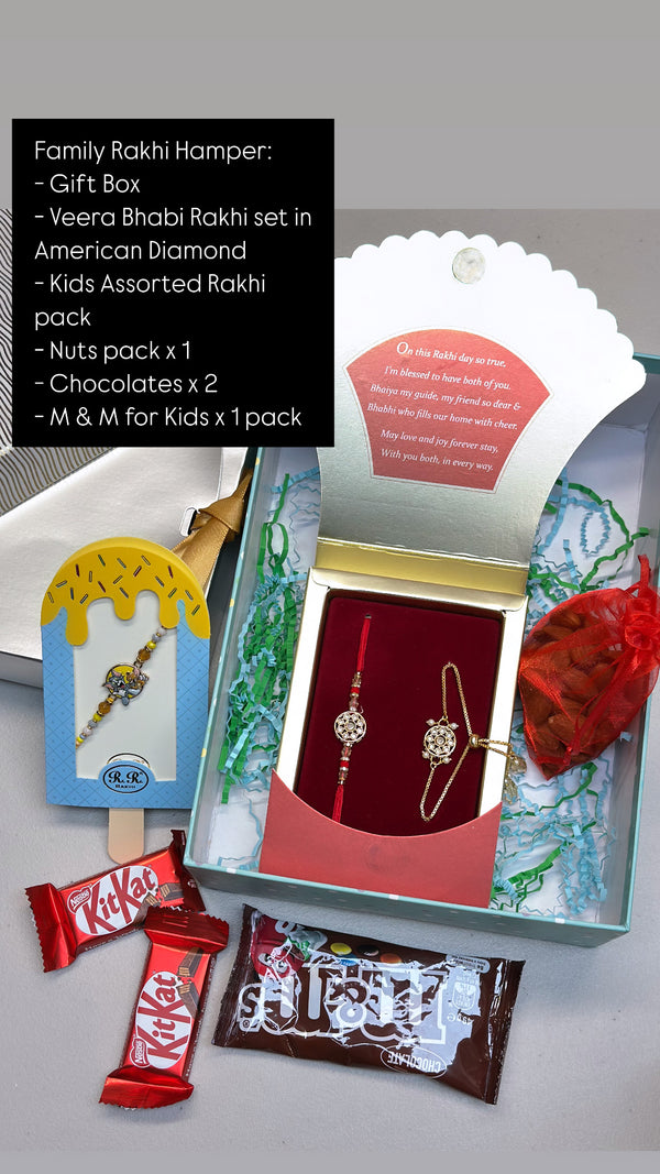 Family Rakhi Hamper Box - 1 – Timeless desires collection