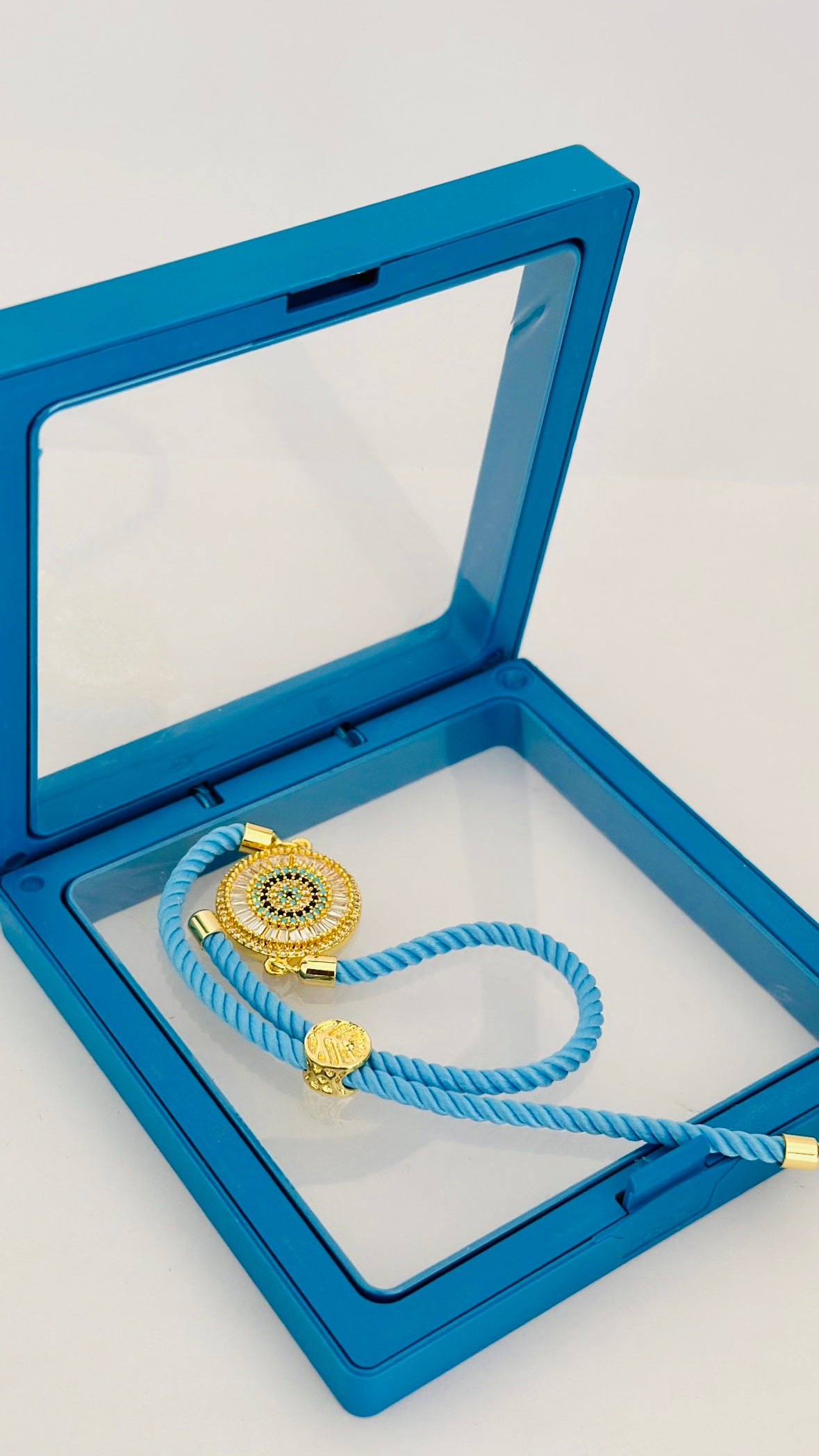 Evil Eye Rakhi / Rakhdi Box in American Diamond ( Premium Range ) - Co ...
